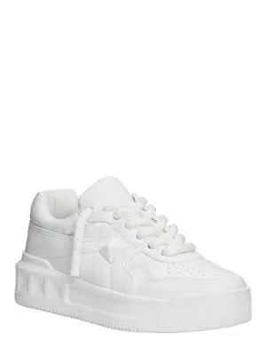Valentino Garavani Xl One Stud Low-top Sneakers - 0bo-bianco