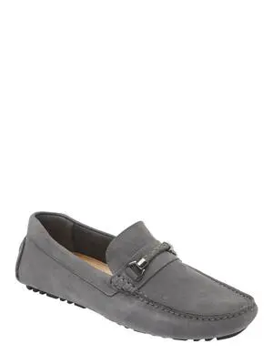 Nordstrom Barrett Braided Bit Driving Shoe Grey Steel