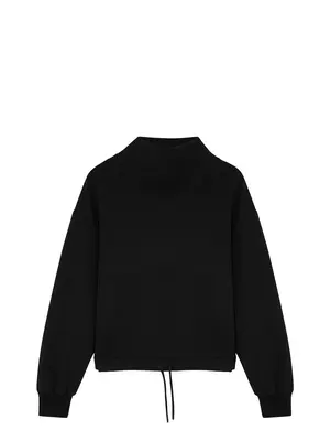 Varley Betsy Stretch-jersey Sweatshirt - Black