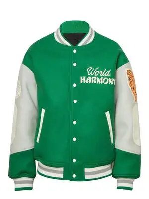 SAINT MXXXXXX Varsity Jacket - Green