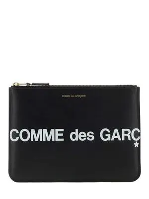 Comme Des Garçons Leather Pouch - Black