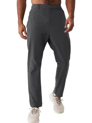 Alo Yoga Co-Op Cropped Tech Trouser Anthracite