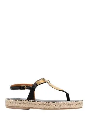 Chloé Pema Flat Sandals - Black