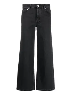 A.p.c. Mid-rise Cropped Jeans - Black