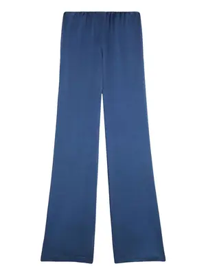 Ami High-waisted Wide Leg Trousers - Blue