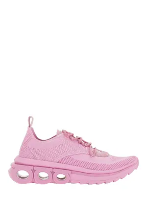 FERRAGAMO Gancini Low-top Sneakers - Pink