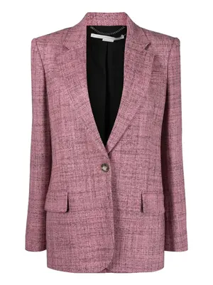 Stella McCartney Single-breasted Wool Blazer - Pink