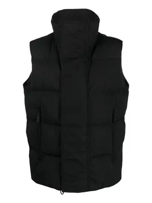 Dsquared2 Funnel-neck Padded Gilet - Black