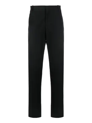 Alexander McQueen Tapered-leg Tailored Trousers - Black