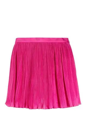 Red Valentino Flared Pleated Shorts - Pink