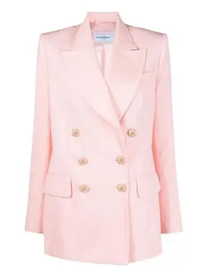 Casablanca Double-breasted Blazer - Pink