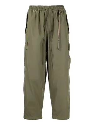 MASTERMIND WORLD Cotton-blend Cargo Trousers - Green