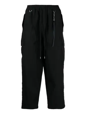 MASTERMIND WORLD Cotton-blend Cargo Trousers - Black