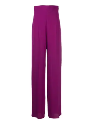 Max Mara Livorno Wide-Leg Trousers Pink