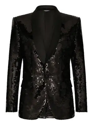 Dolce & Gabbana Sequin-embellished Suit - Black