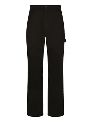 Dolce & Gabbana Slim-cut Leg Trousers - Black