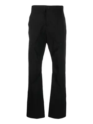 POST ARCHIVE FACTION Flared Trousers - Black