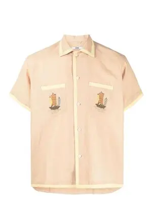 BODE Boat-embroidered Shirt - Yellow