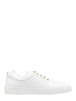 LEANDRO LOPES Quilted Low-top Sneakers - White