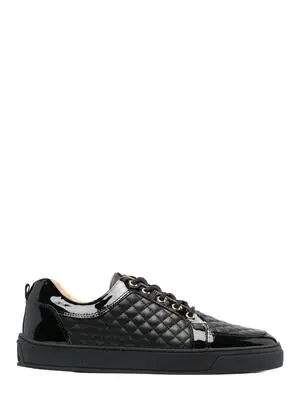 LEANDRO LOPES Quilted Low-top Sneakers - Black