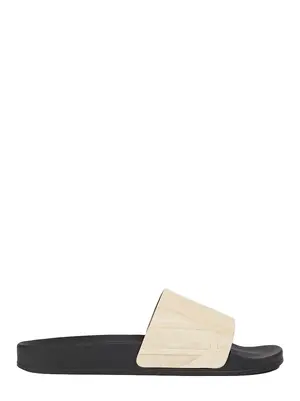 Frescobol Carioca Suede Slides - Sand