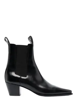TOTEME 50mm The City Cowboy Boots - Black