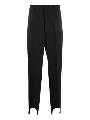 Random Identities Tapered Stirrup Trousers - Black