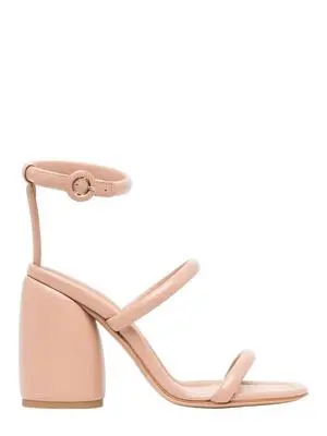 GIANVITO ROSSI 100mm Block-heel Strappy Sandals - Pink