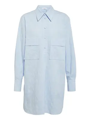 Chloé Renaissance Pique Jacquard Shirt - Blue