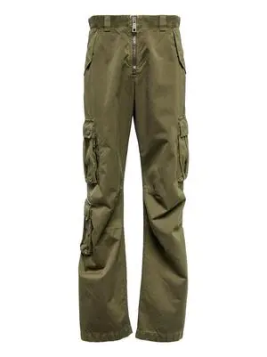 Dolce & Gabbana High-rise Cotton Cargo Pants - Green