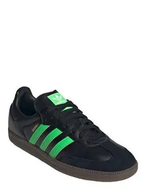 Adidas Samba OG Sneaker Black/ Screaming Green/ Gum