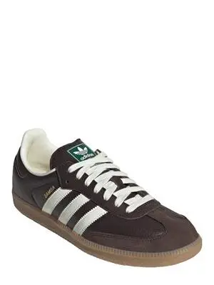 Adidas Samba OG Sneaker Dark Brown/off White/gum