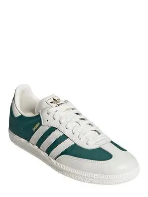 Adidas Samba OG Sneaker Off White/ Collegiate Green