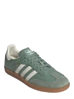 Adidas Samba OG Sneaker Silver Green/chalk/gum 3