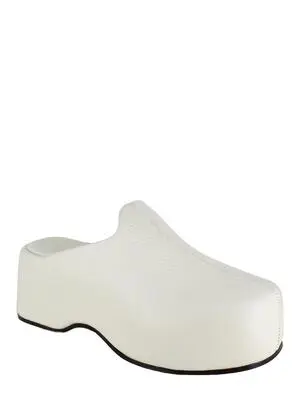 ZIGI Kristen Platform Clogs - Bone Leather