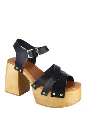 ZIGI Marcy Platform Sandal - Blk Leathe
