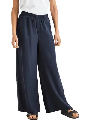 Splendid Angie Palazzo Pants - Navy