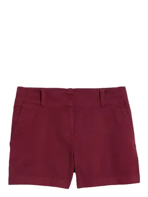 Vineyard Vines Vineyard Vines Herringbone Stretch Cotton Shorts Crimson