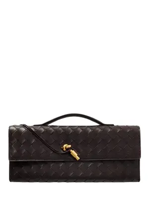 BOTTEGA VENETA Long Andiamo Intrecciato Leather Clutch