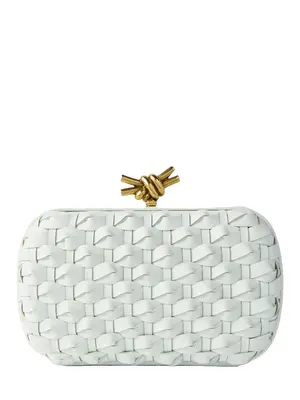 Bottega Veneta Long Andiamo Intrecciato Leather Clutch Green