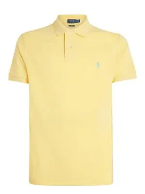 Polo Ralph Lauren Cotton Mesh Polo Pony Polo Shirt - Yellow