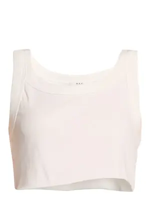 A.L.C. A.L.C. Halsey Cropped Tank Top White