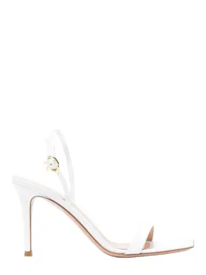 GIANVITO ROSSI-Gianvito Rossi Ribbon 85mm Stiletto Leather Sandals