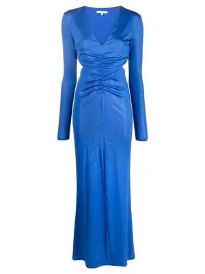 PATRIZIA PEPE Patrizia Pepe Open-back Ruched Maxi Dress