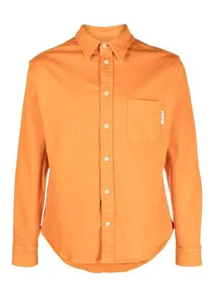 Marni Long-sleeved Cotton Shirt - Orange