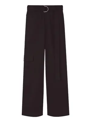 Proenza Schouler White Label Belted-waist Cargo Trousers - Black
