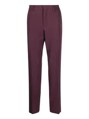 Moschino Tailored Virgin-wool Trousers - Purple