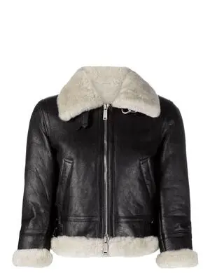 DSQUARED2 DSQUARED2 Cropped Shearling Jacket
