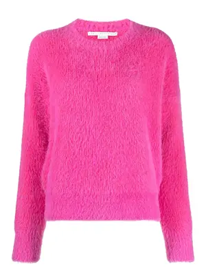 Stella McCartney Long-sleeved Textured Jumper - Pink