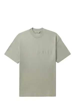 Fear Of God Logo-print Cotton T-shirt - Grey